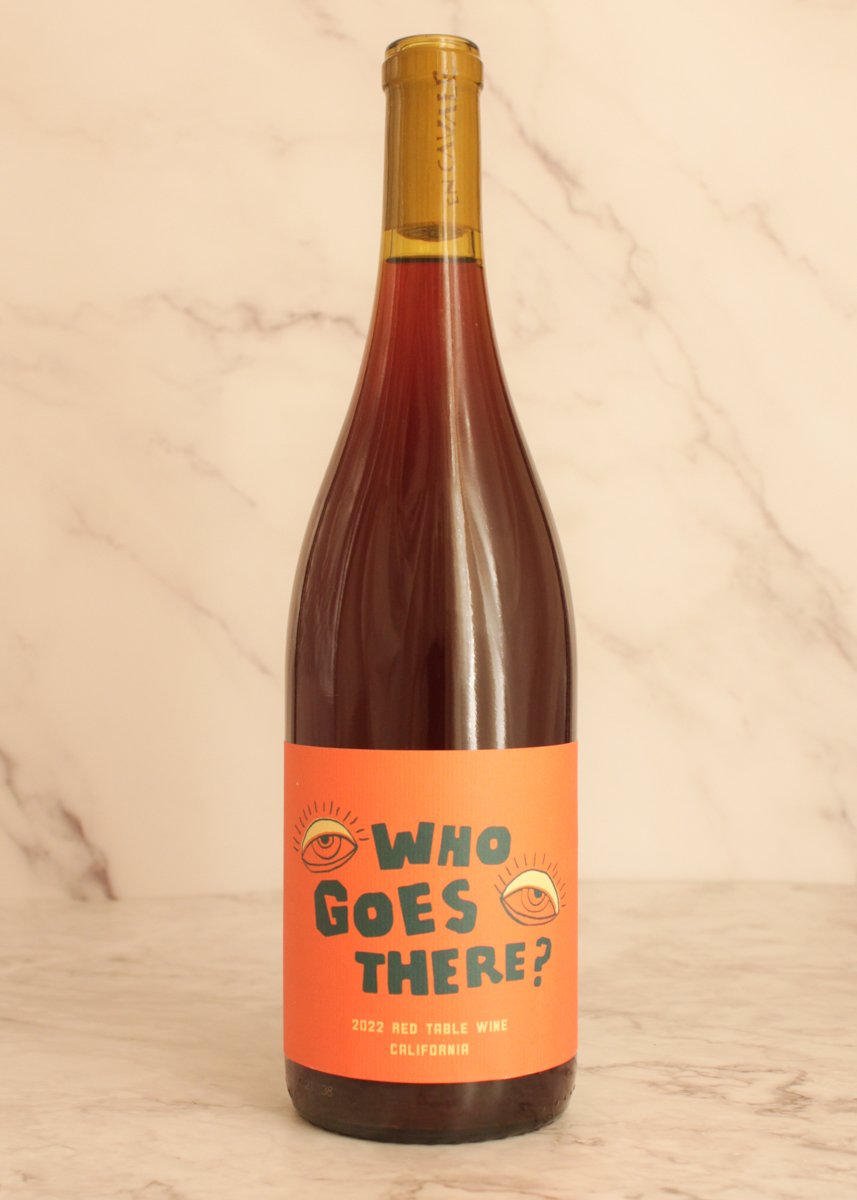 Who Goes There? Red Table Wine By En Cavale - Red