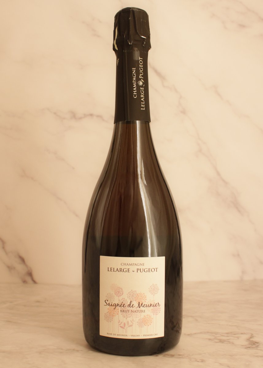 Brut Nature Saignee De Meunier Rose By Lelarge Pugeot - Pink